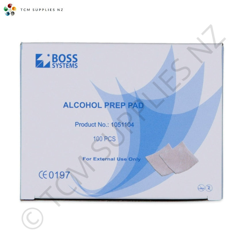 70% Isopropyl Swabs (100) - TCM Supplies NZ