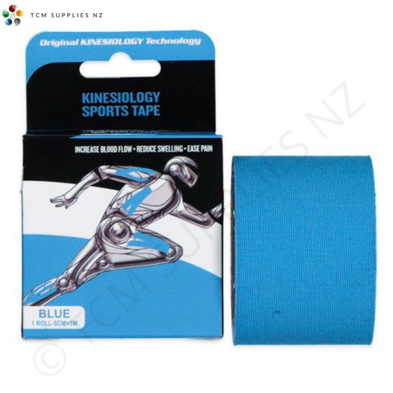 Premium Kinesiology Tape - Blue - TCM Supplies NZ